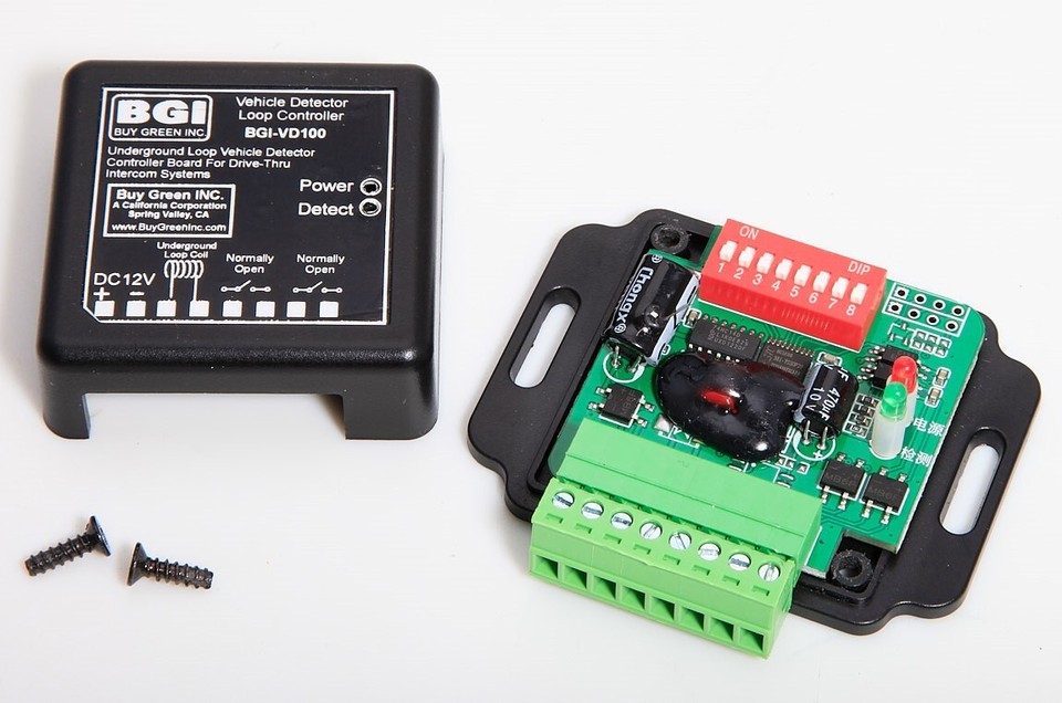 BGI-VD100 Vehicle Detector Loop Controller For HME Ion Base 6100 & EOS ...