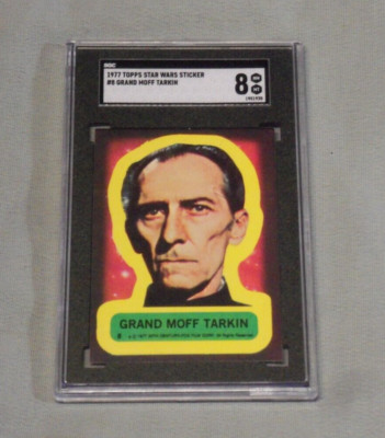 1977 Topps, Star Wars, Grand Moff Tarkin Sticker #8, Series 1, SGC 8 | eBay