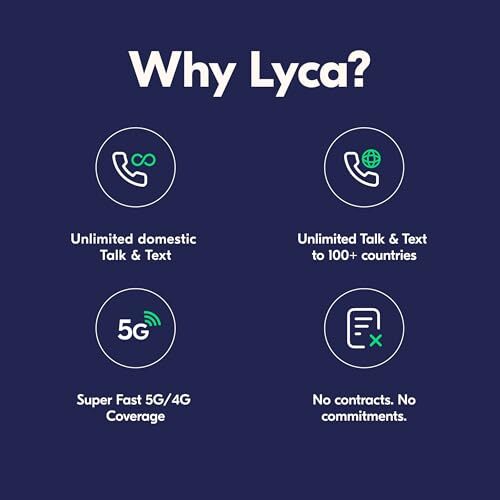 Lyca Mobile 5G/4G Prepaid SIM Card Kit | Unlimited Data Talk & Text to 100 Co... | eBay