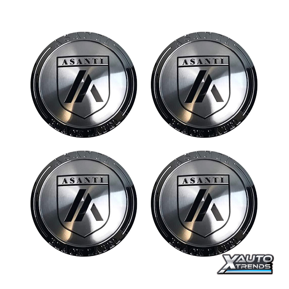 4 x Asanti Black Label Wheel Center Snap In Cap Chrome ABLCAP1-CH | eBay
