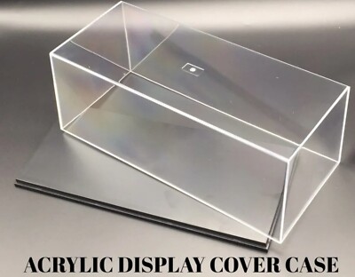 Clear Acrylic Display Box Case Plastic Cover Toy Diecast Car Model 1:18 ...