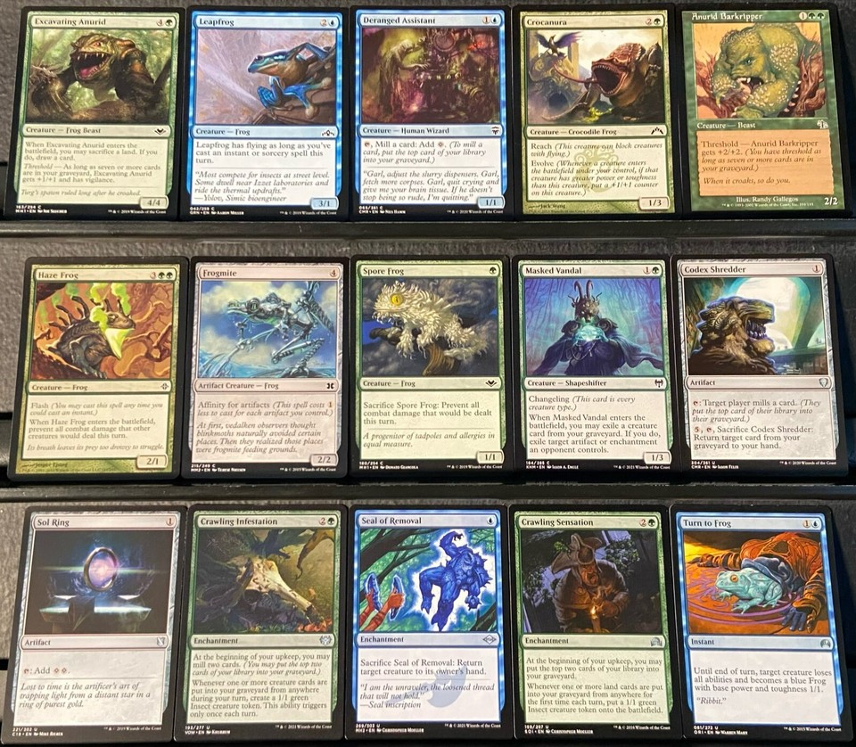 ***Custom Commander Deck*** Grolnok, the Omnivore - Frogs - EDH MTG ...