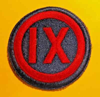 Military IX Corps WWII Korea Patch Color Insignia Unit US Army 980 | eBay