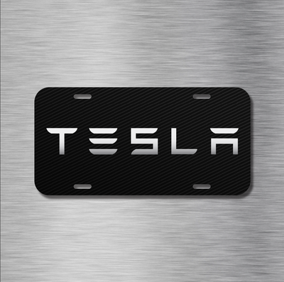 Tesla Vehicle Front License Plate Auto Car Model 3 Model X S Electric ...