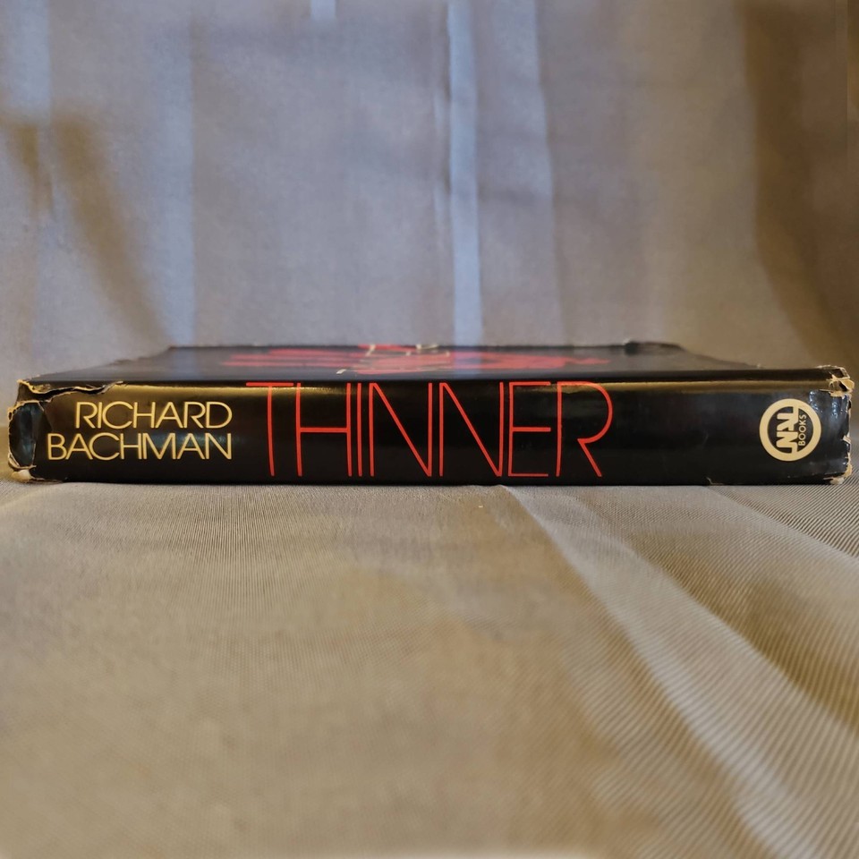 Thinner Stephen King Richard Bachman 1984 Hardcover Book Club Edition ...