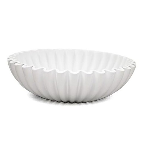 Ruffle Decorative Bowl, Large Fruit Bowl for Kitchen Counter, Stylish ...