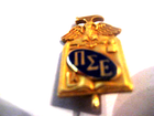 Pi Sigma Epsilon Vintage Lapel Pin 1/10 10K Gold Business Fraternity ...