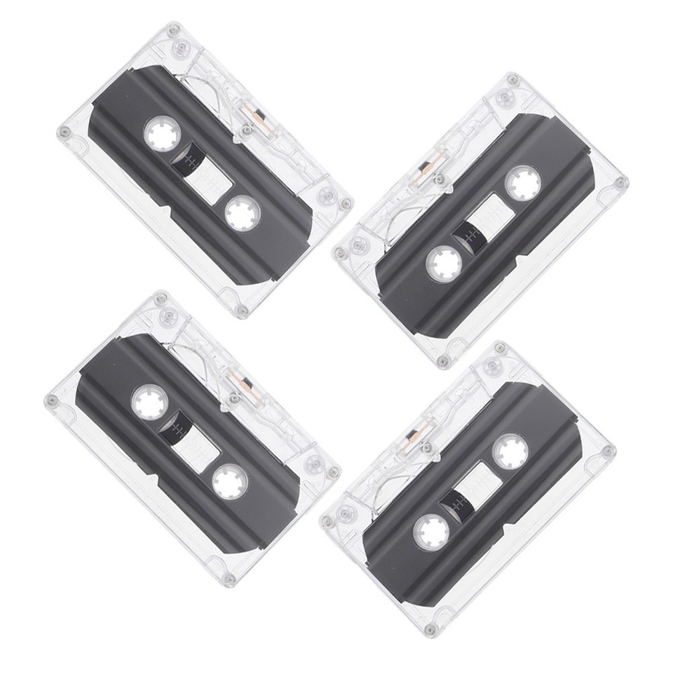4Pcs Audio Cassette Tape DIY Empty Cassette Empty Cassette Tape Wall ...