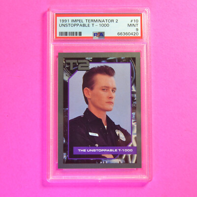 1991 Impel Terminator 2 #10 The Unstoppable T - 1000, Graded PSA 9 Mint ...