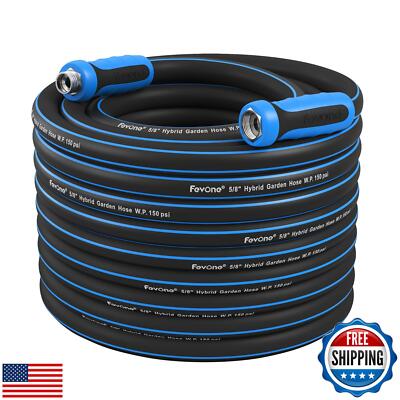 Fevone 80 ft Garden Hose, 2-Year Warranty, Heavy Duty Water Hose ...