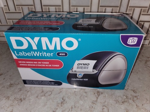 Dymo LabelWriter 450 Thermal Label Writer Printer with AC Adapter & USB ...