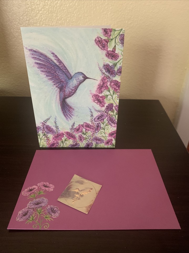 Papyrus Hummingbird Small Blank Card, Everyday Card, 1 Card 😃 | eBay
