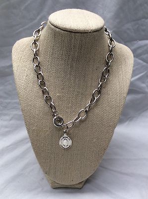 Beautiful RLL Ralph Lauren Silver tone Toggle links necklace | eBay