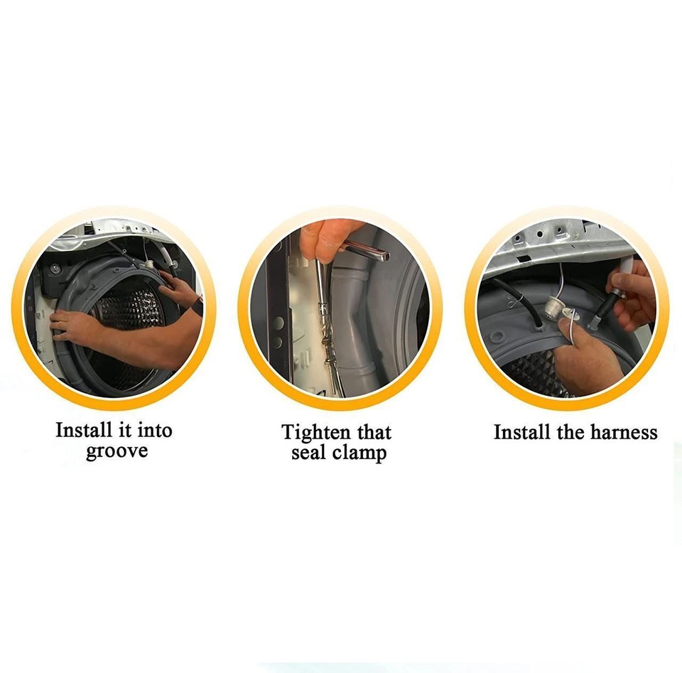 Washer Door Boot For Samsung WF6200 WF45N5300AV/US WF45M5500AP/A5 ...