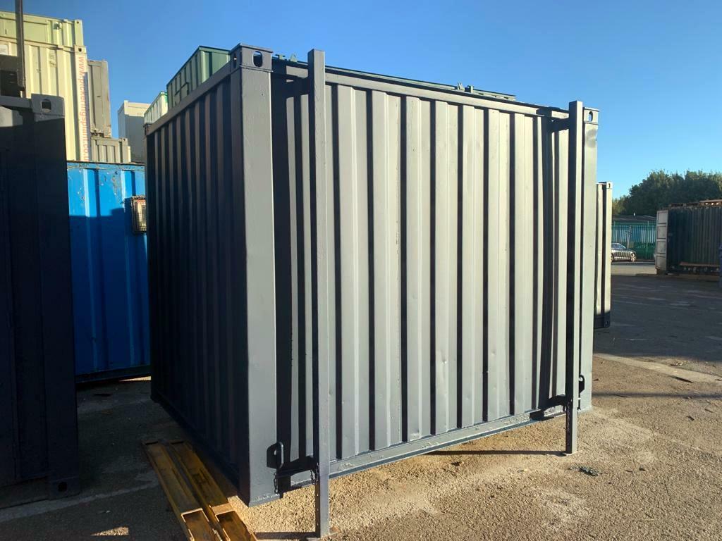10ft x 8ft Anti-Vandal Storage Container Grey - Hiab Del - Ex ...