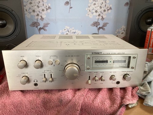 Vintage STRAUT KA-318 Stereo Integrated Amplifier - Made in Korea ...
