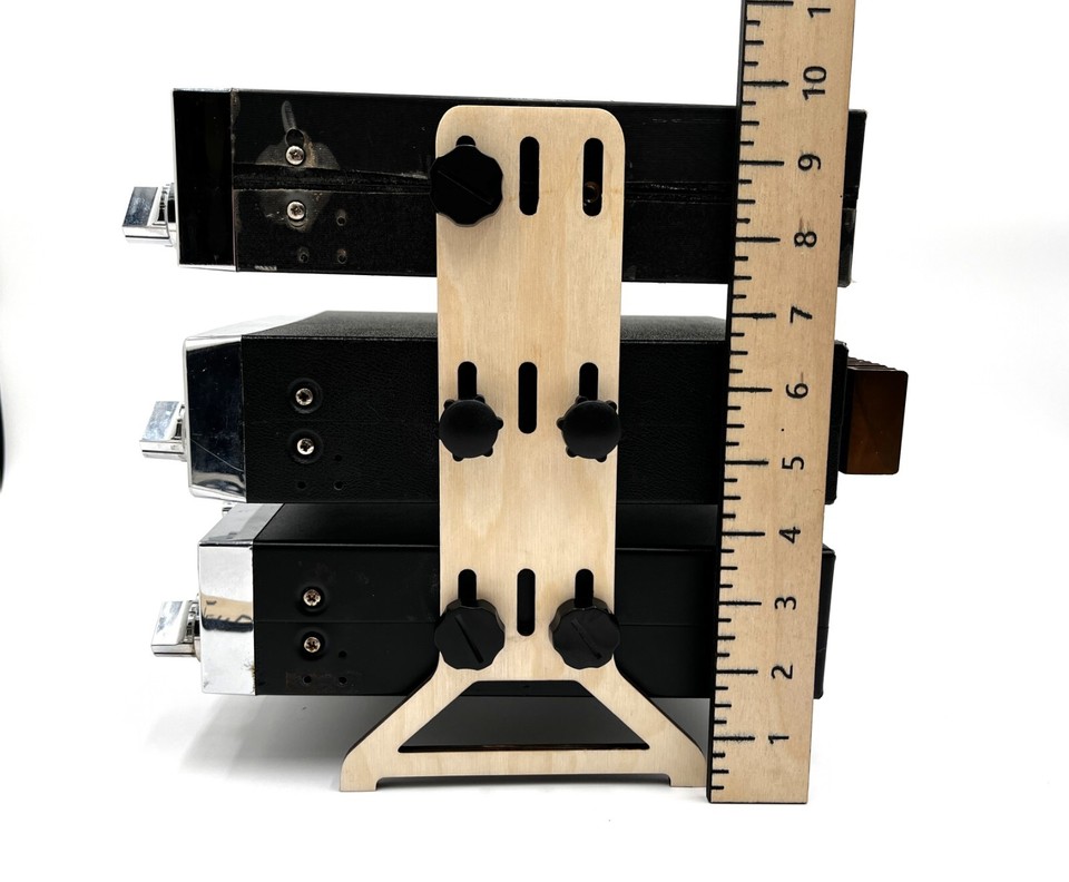 CB Ham Mobile Desktop Radio Stand Set, holds 3 radios equal size | eBay