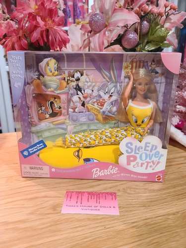 NEW! 1999 SLEEP OVER PARTY TWEETY BIRD BARBIE! | eBay