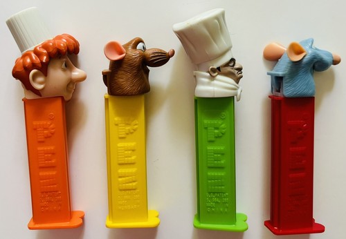 Disney Pixar’s RATATOUILLE - PEZ Dispensers - CHEF SKINNER-LINGUINI ...