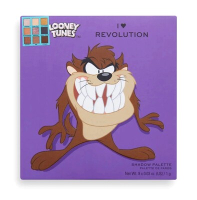 NEW Looney Tunes x I Heart Revolution Taz Eye Shadow Palette 9 Shades ...