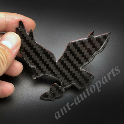 Carbon Fiber Eagle Hawk Logo Car Motorcycle Trunk Emblem Badge Decal ...
