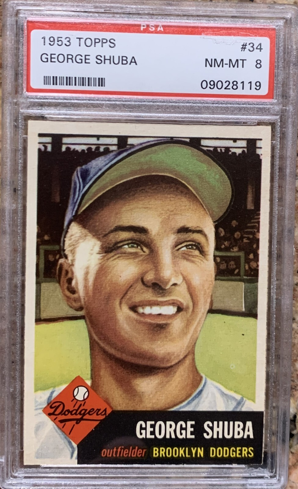1953 Topps George Shuba #34 PSA 8 | eBay