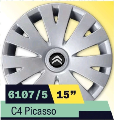Kit serie 4 copricerchi coppe ruota 15" per Citroen NEMO cod 6107/5 | eBay