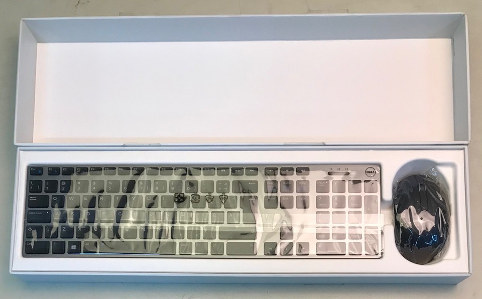 New!! Dell KM717 Premier Wireless Keyboard & Mouse Set (Gray ...