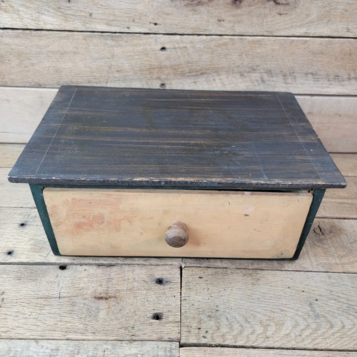 Vintage Wooden Drawer Box Primitive Farmhouse Storage Cabinet 12x7.5x5 ...