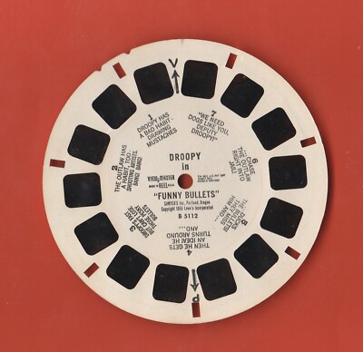 VINTAGE DROOPY IN FUNNY BULLETS VIEWMASTER REEL | eBay