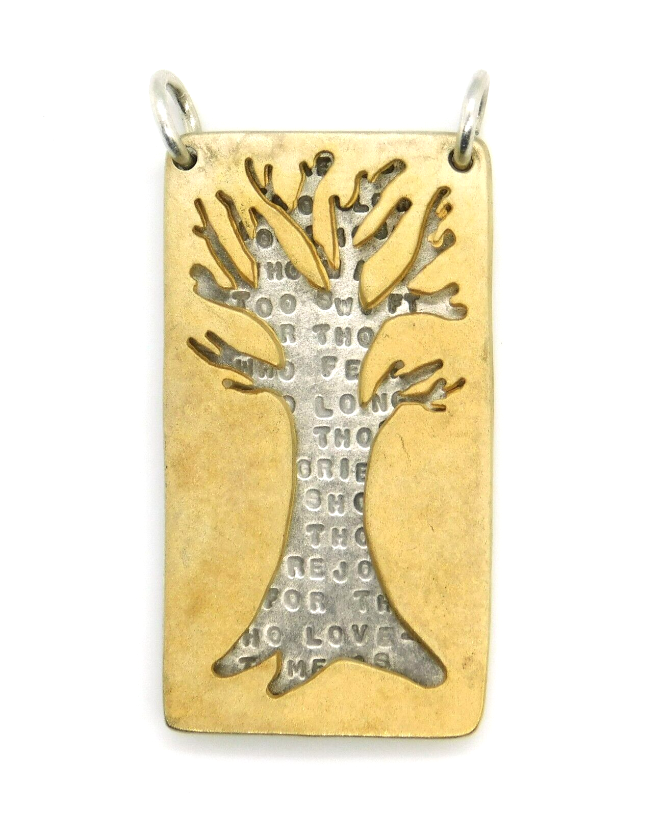 Kathy Bransfield 925 Sterling Tree of Life Henry Van Dyke Tree Poem ...