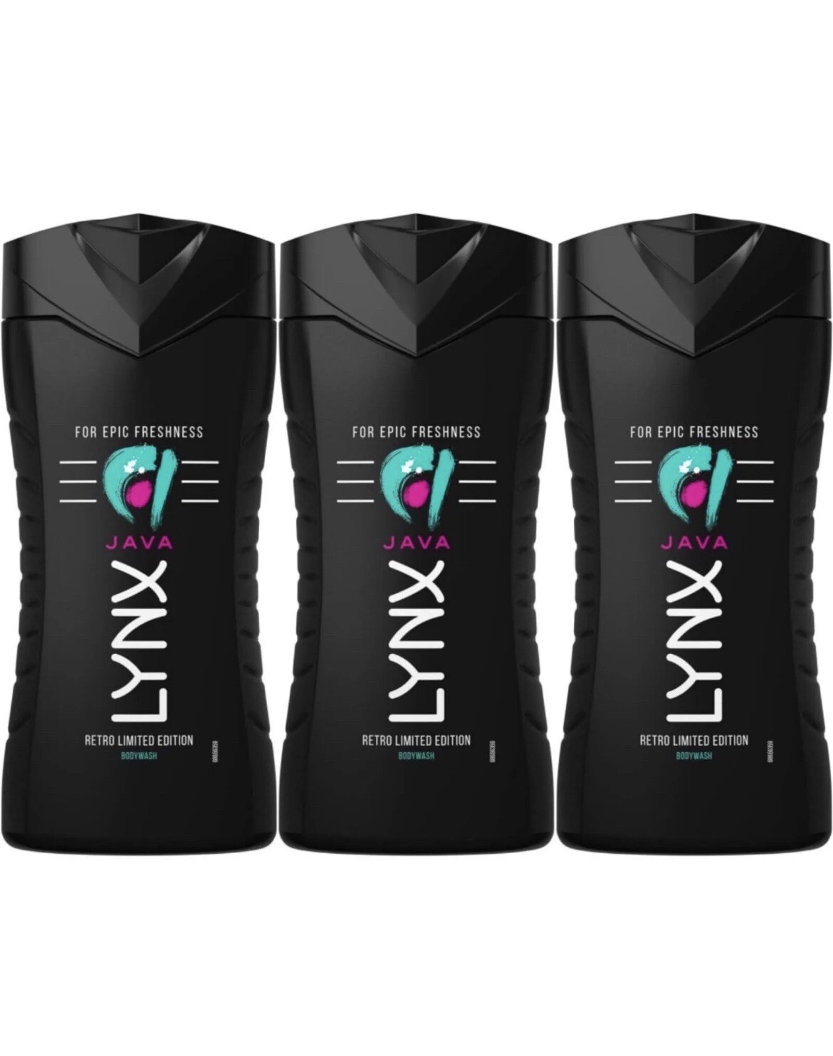 Lynx Java Retro Limited Edition Men's Shower Gel 3 x 225ml | eBay