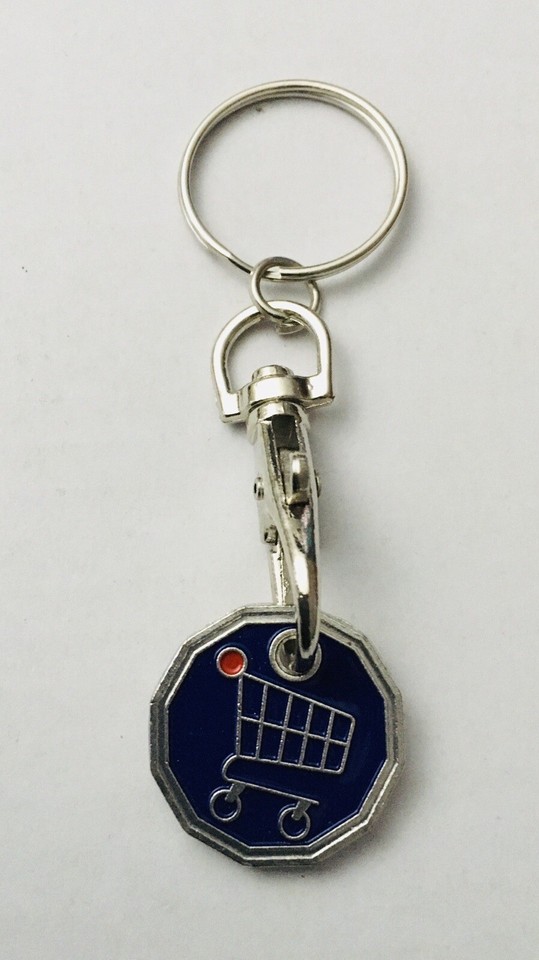 New £1 Shape Supermarket Shopping Trolley Token Coin Pound Locker Key ...