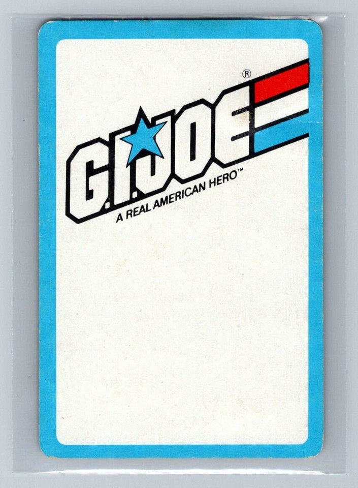 1982 Hasbro GI Joe Card Game Cobra Commander | eBay