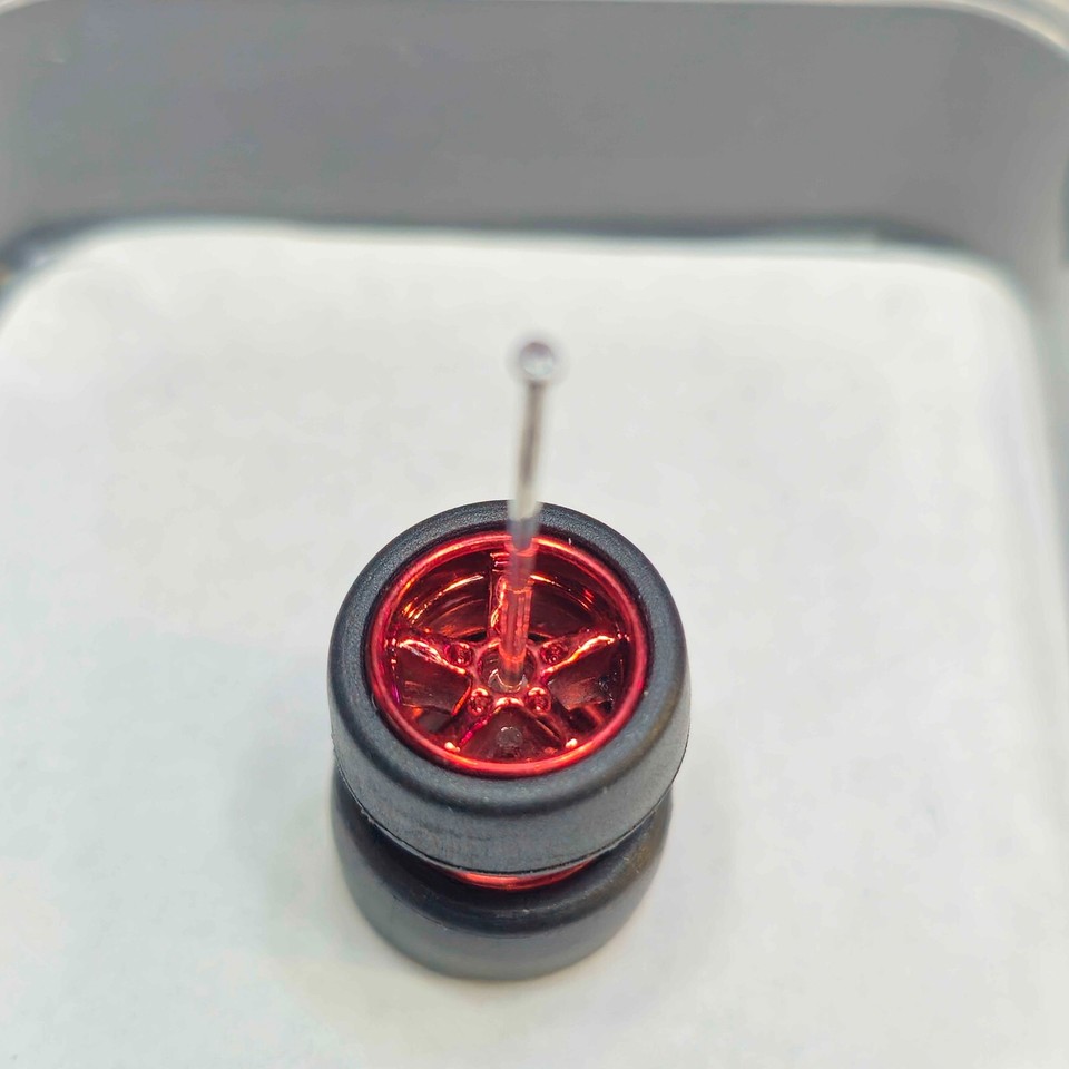 5 Spoke Advan GT Real Rider Wheels Rubber Tire For 1/64 Scale Hot | eBay