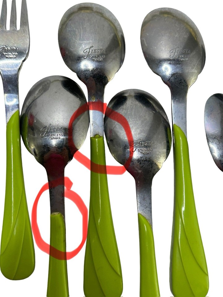 Fiesta Flatware Silverware Multi Color Vintage 45 Pieces | eBay