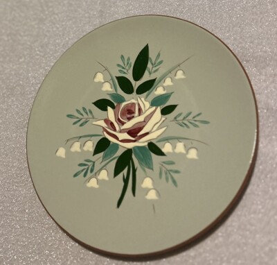 Stangl ~ Hand Painted Della Rose ~ Dinner Plate | eBay