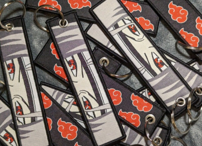 Naruto Shippuden Itachi Uchiha Akatsuki Cloud Logo Gift Jet Tag ...