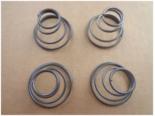 4 OLD SCHOOL DOOR CRANK SPRINGS! IMPALA BEL AIR CORVETTE C10 BISCAYNE ...