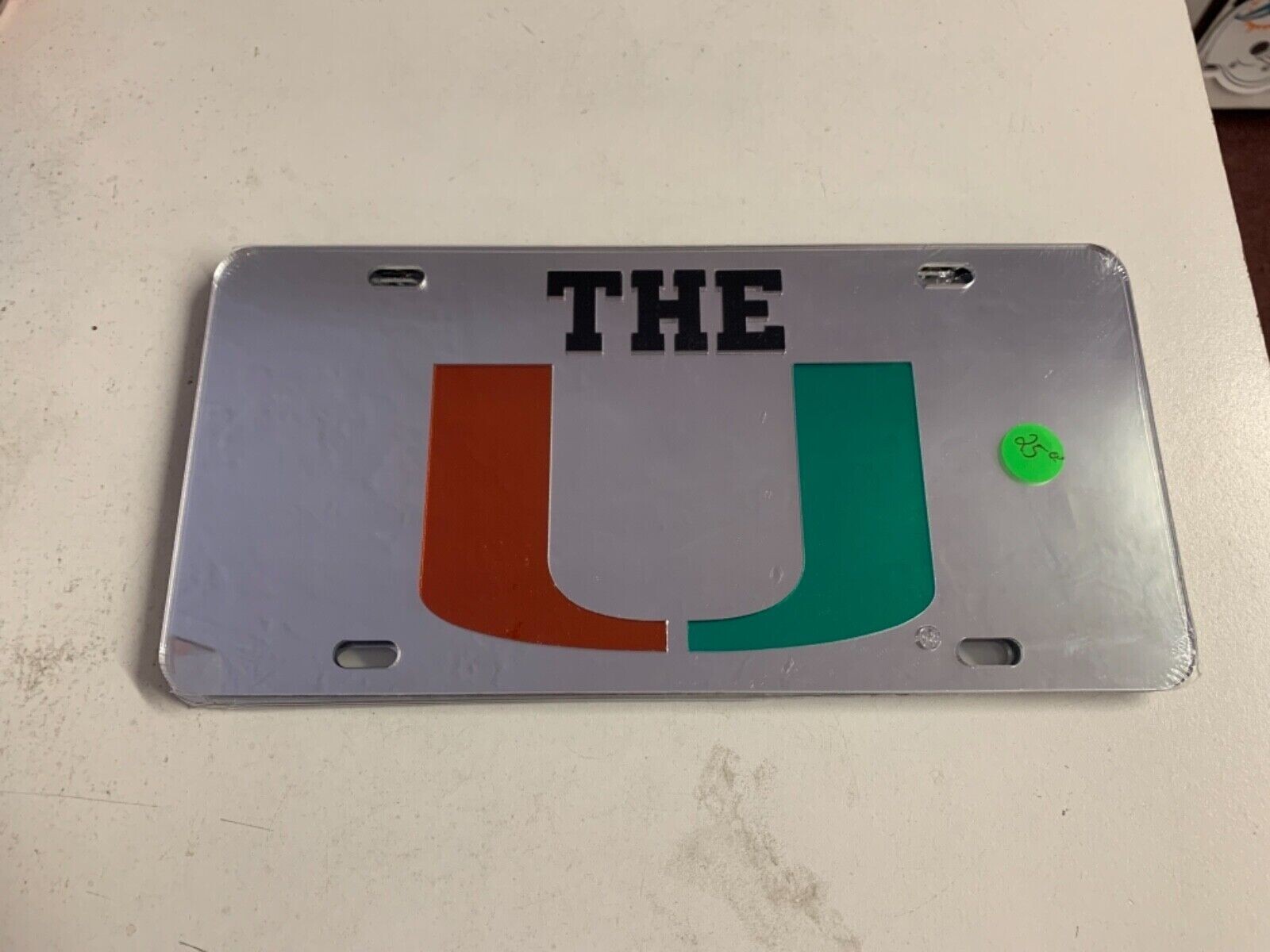 Miami Hurricanes NCAA Mirrored Laser Cut License Plate Craftique | eBay