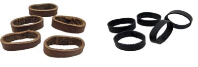 3pc Replacement Leather Watch Strap Loop Retaining Ring Holder Keeper ...