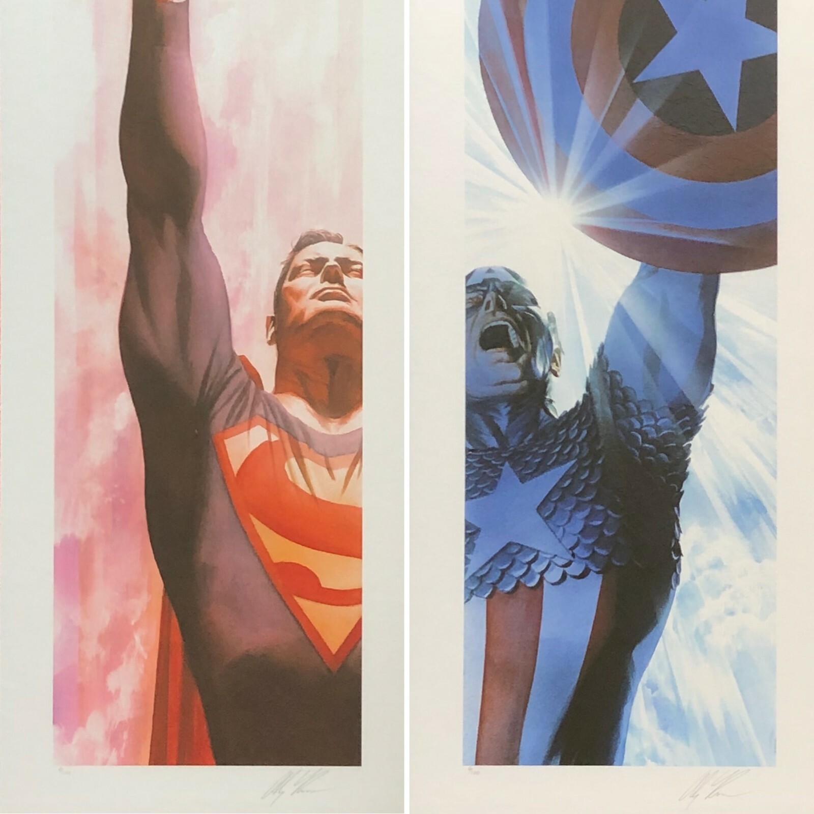 Captain America Superman Alex Ross