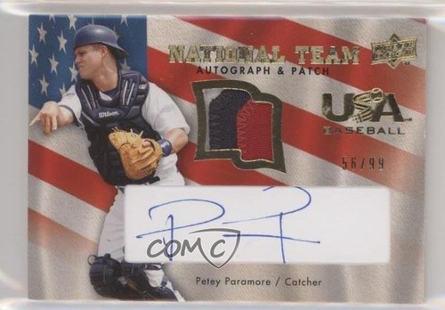 2008 Upper Deck USA Baseball National Team /99 Petey Paramore #USA-PP ...
