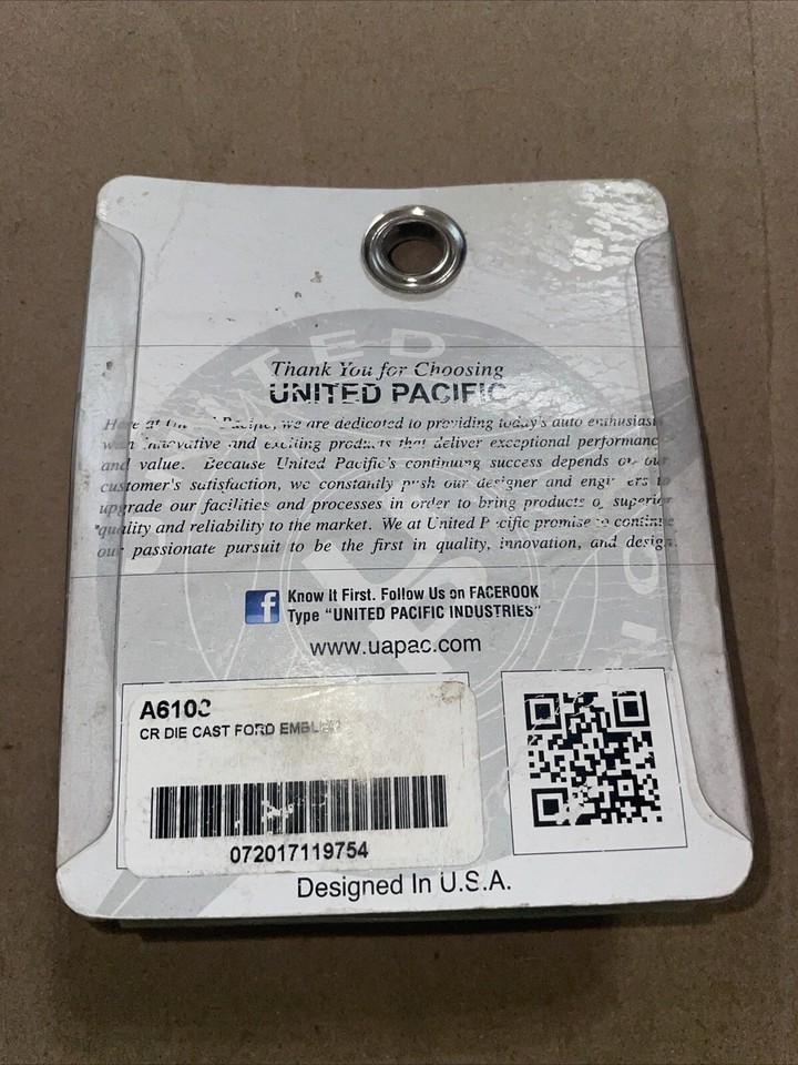 Chrome Script Emblem W/ Mounting Studs For Ford (Licensed) | eBay