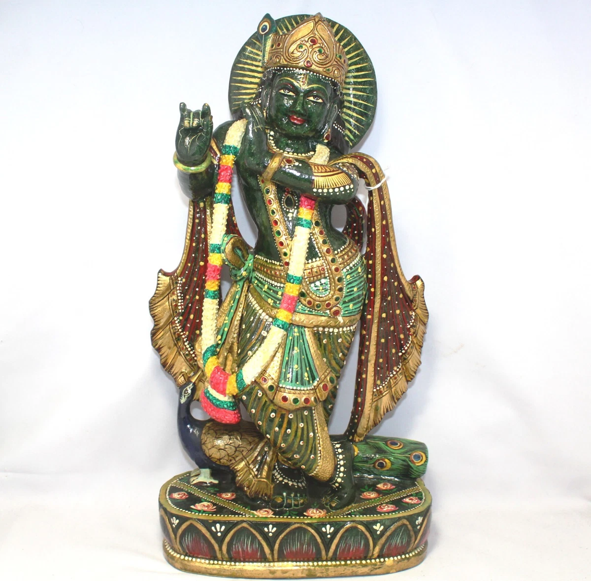 Green Hindu God