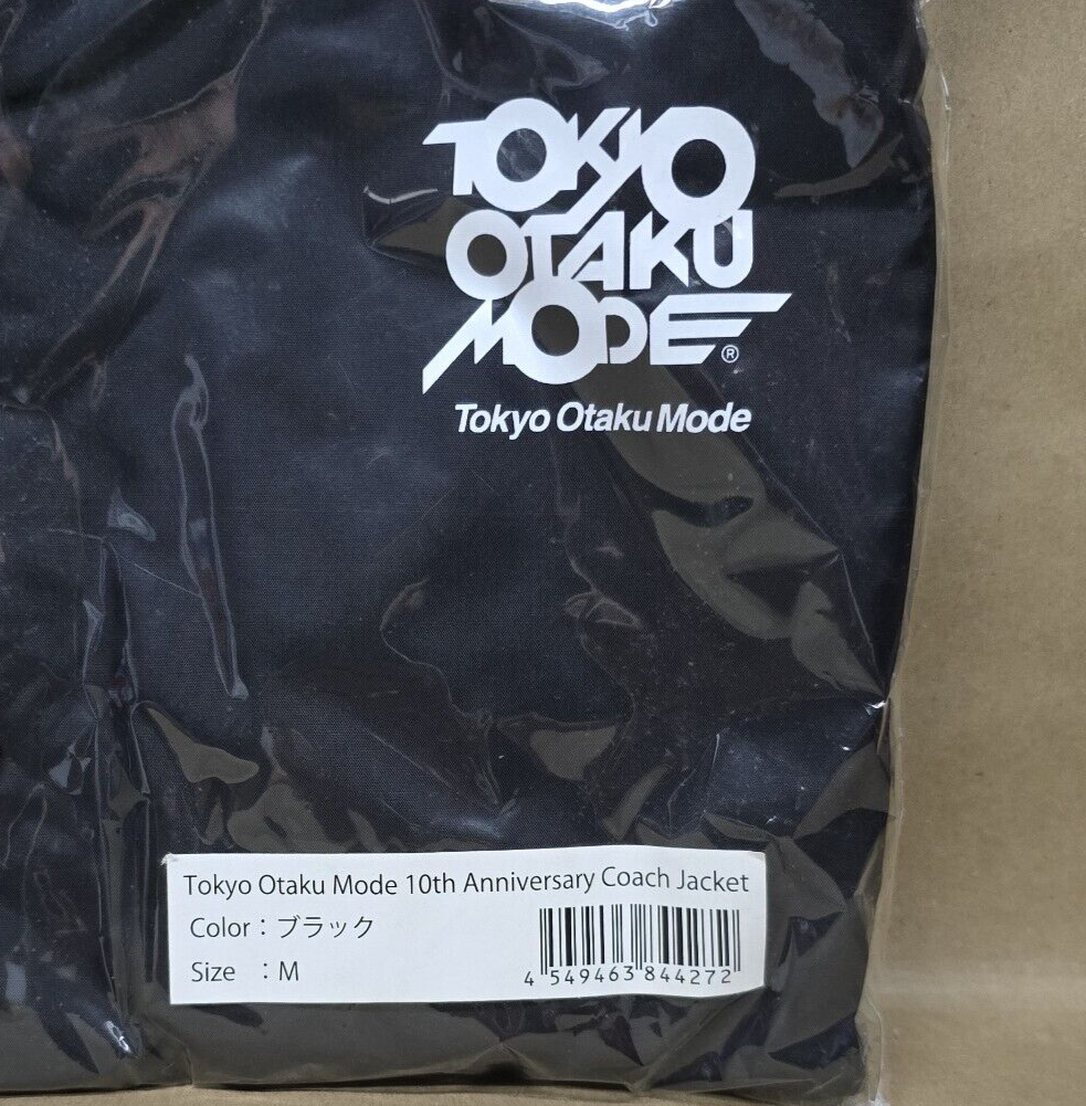 Tokyo Otaku Mode 10th Anniversary Nylon Coach, Jacket, Black, Medium ...