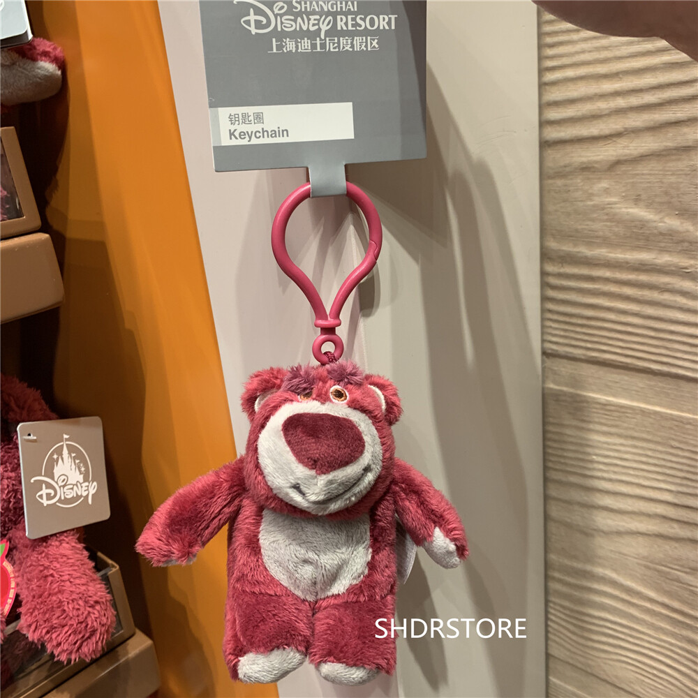 Disney authentic Lotso Bear Plush charm toy story Keychain Disneyland ...