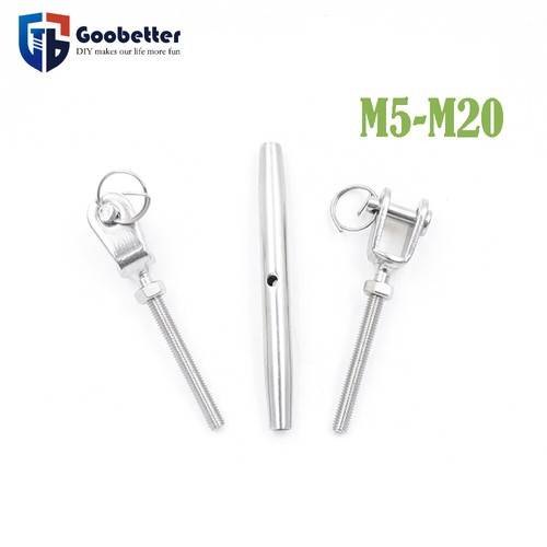 M5-M20 Stainless Steel Turnbuckle Jaw Wire Rope Fork Rigging Screw ...