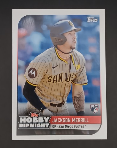 2024 Topps Hobby Rip Night #37 Jackson Merrill (RC) - San Diego Padres ...
