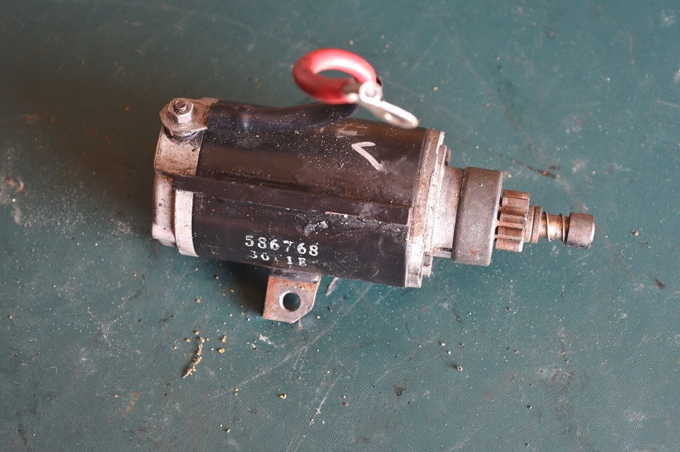 90 75 60 50 40 hp Evinrude e-tec starter 0586768, starter motor oem BRP ...